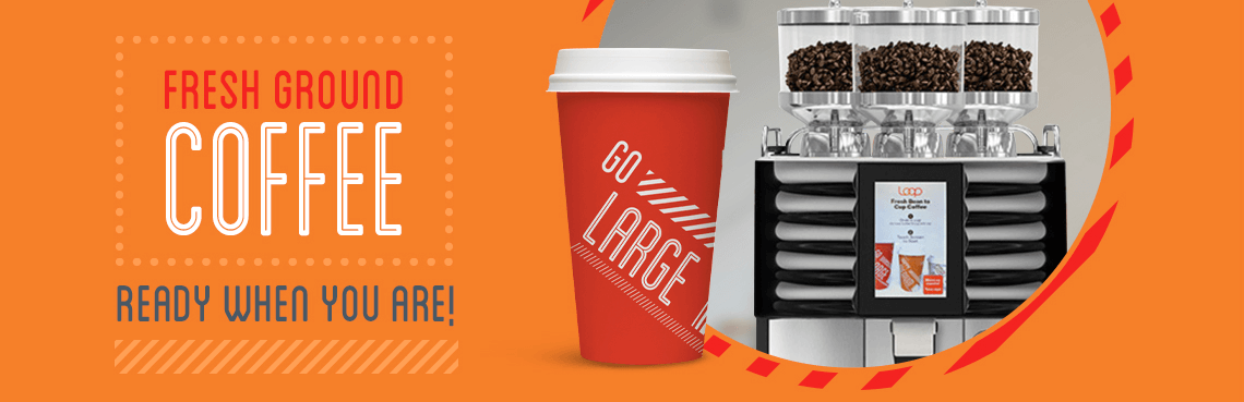 Fresh Ground Coffee at Loop Cafe | Loop